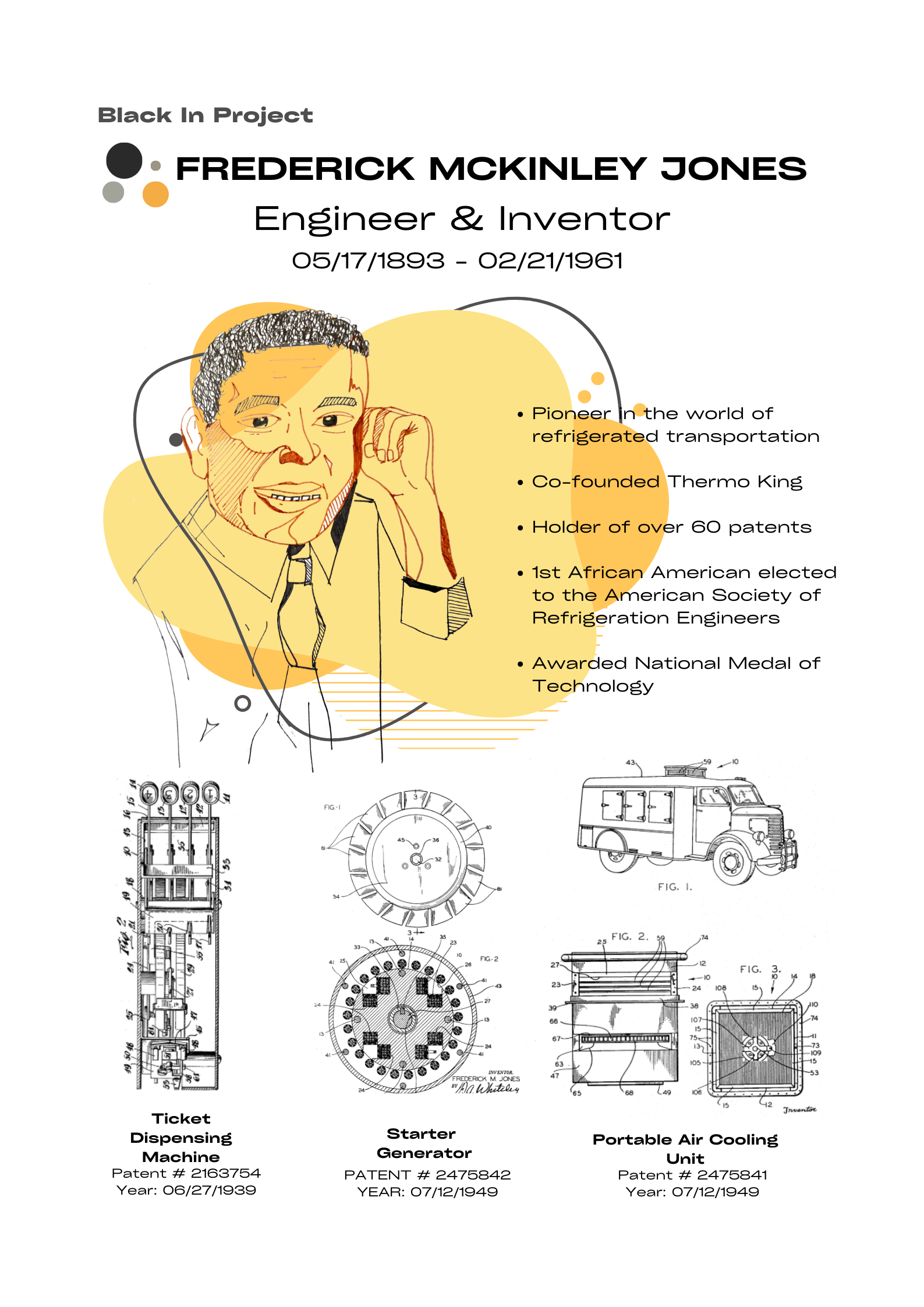 Frederick McKinley Jones, Revolutionary Engineer & Inventor – Jarifuller